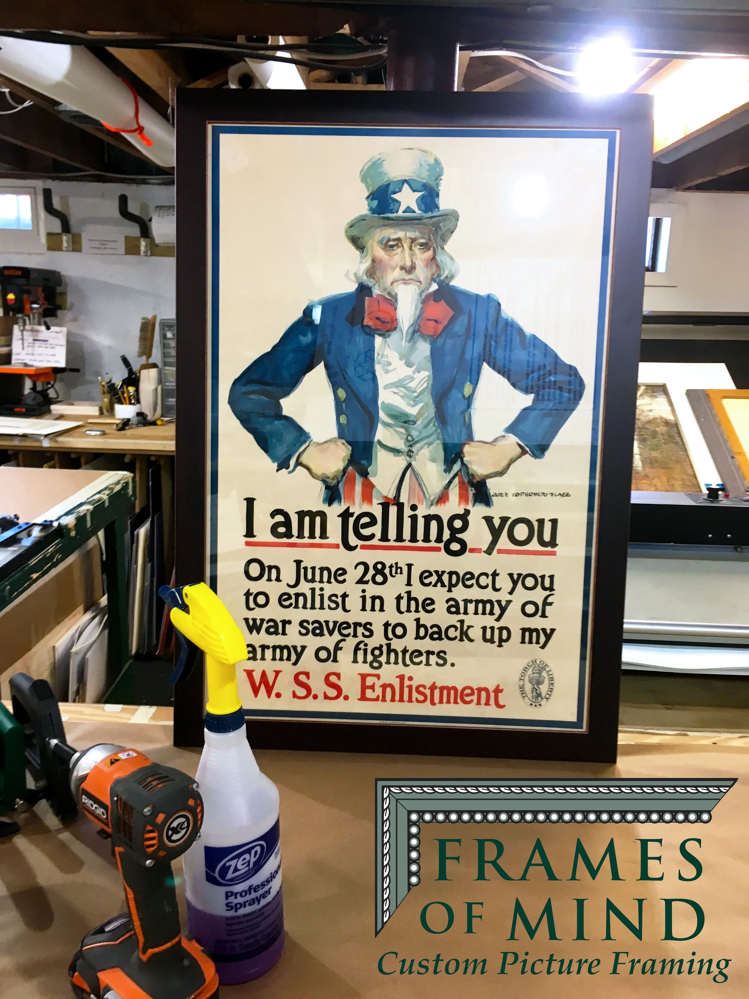 Frames of Mind, custom picture framing