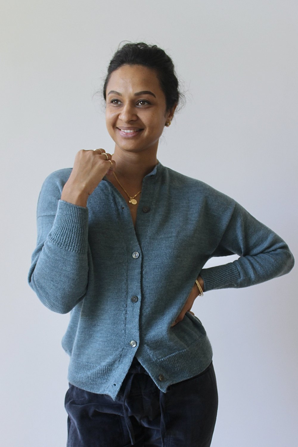 Bell & Ford – Issy Linen Twill Jacket in Light Denim — Bell & Ford