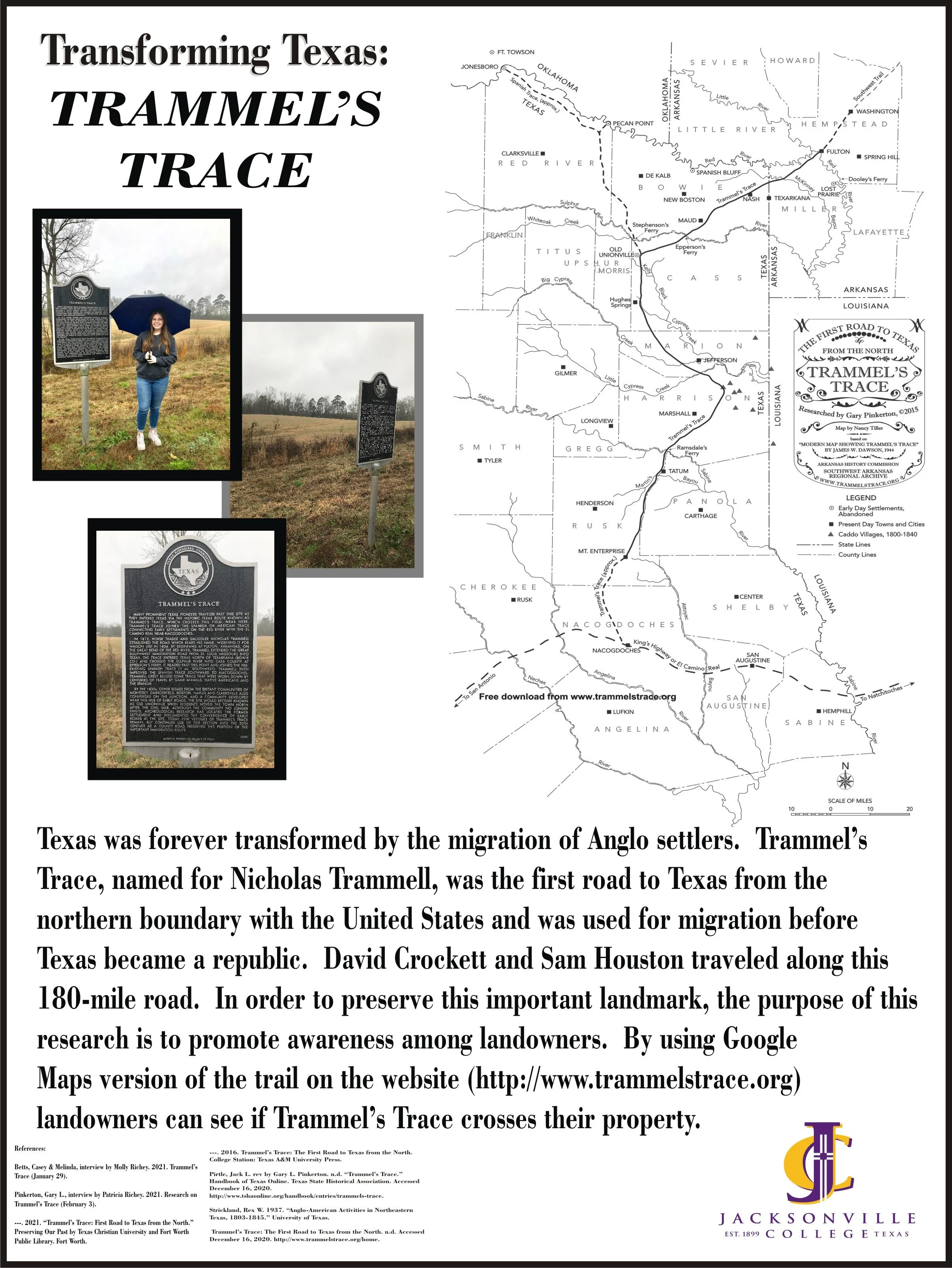 Paying History Forward . . . the right way — Trammel's Trace