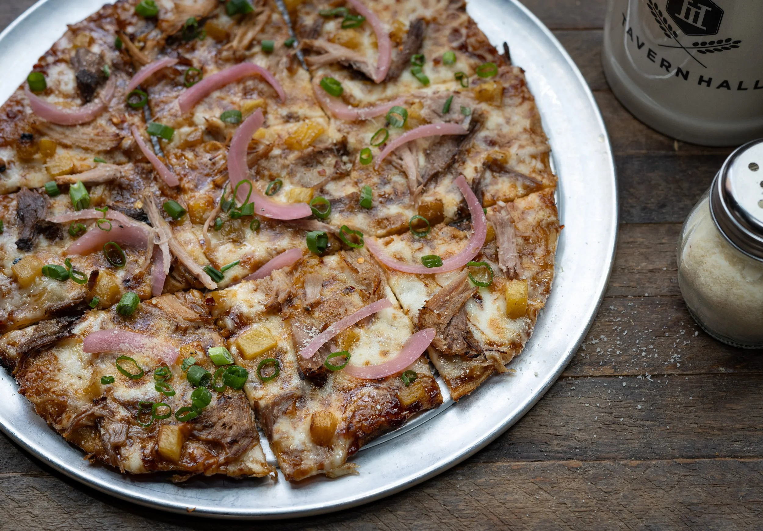 CRACKER THIN TAVERN PIZZA — Tavern Hall - Burgers, Beer, Pizza, Sports Bar
