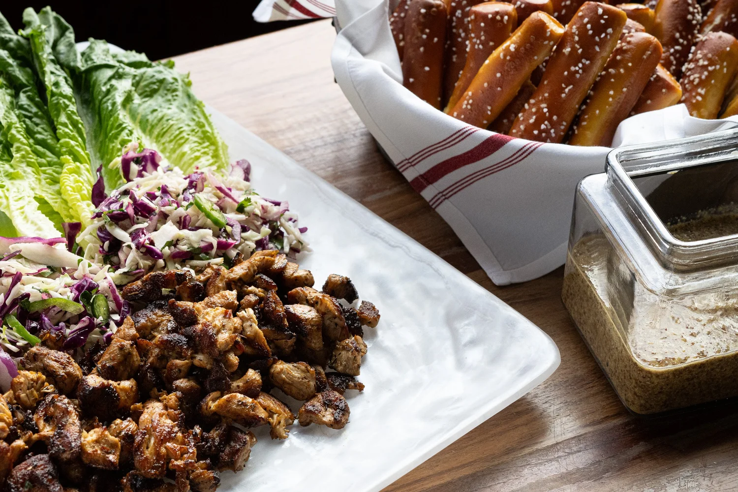 TEAM LUNCH MENU — Tavern Hall - Burgers, Beer, Pizza, Sports Bar