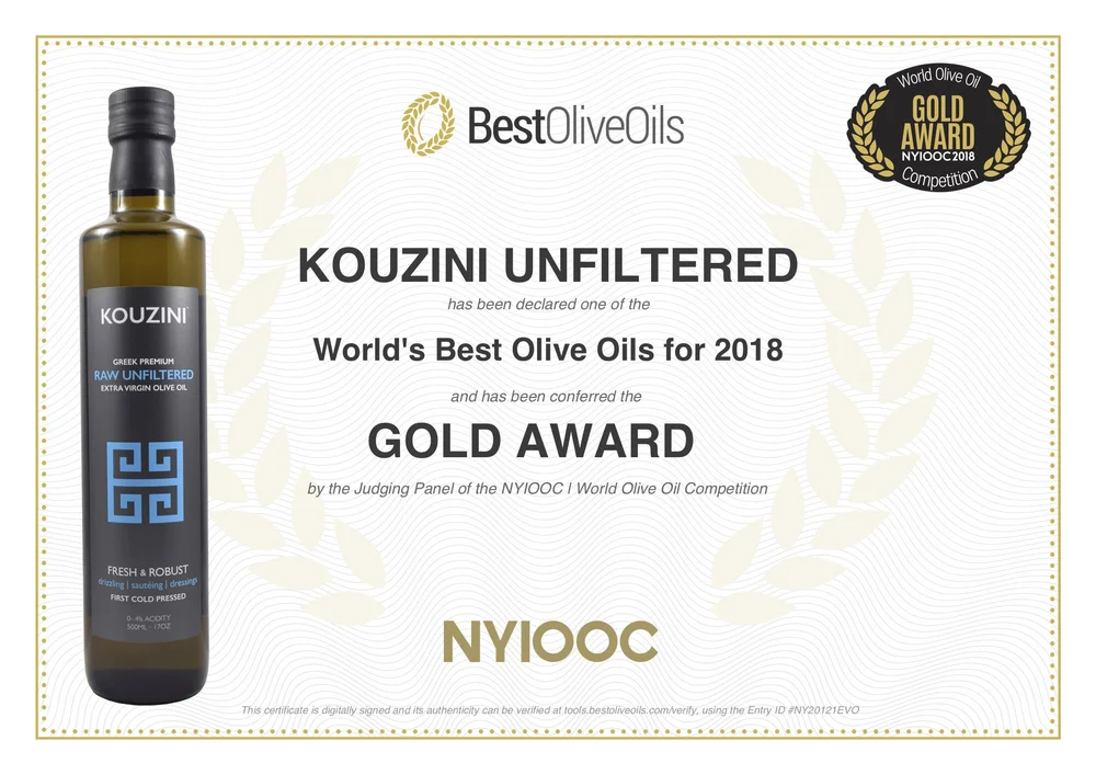 Kouzini - Buy Certified Best Organic Greek Extra Virgin Olive Oil