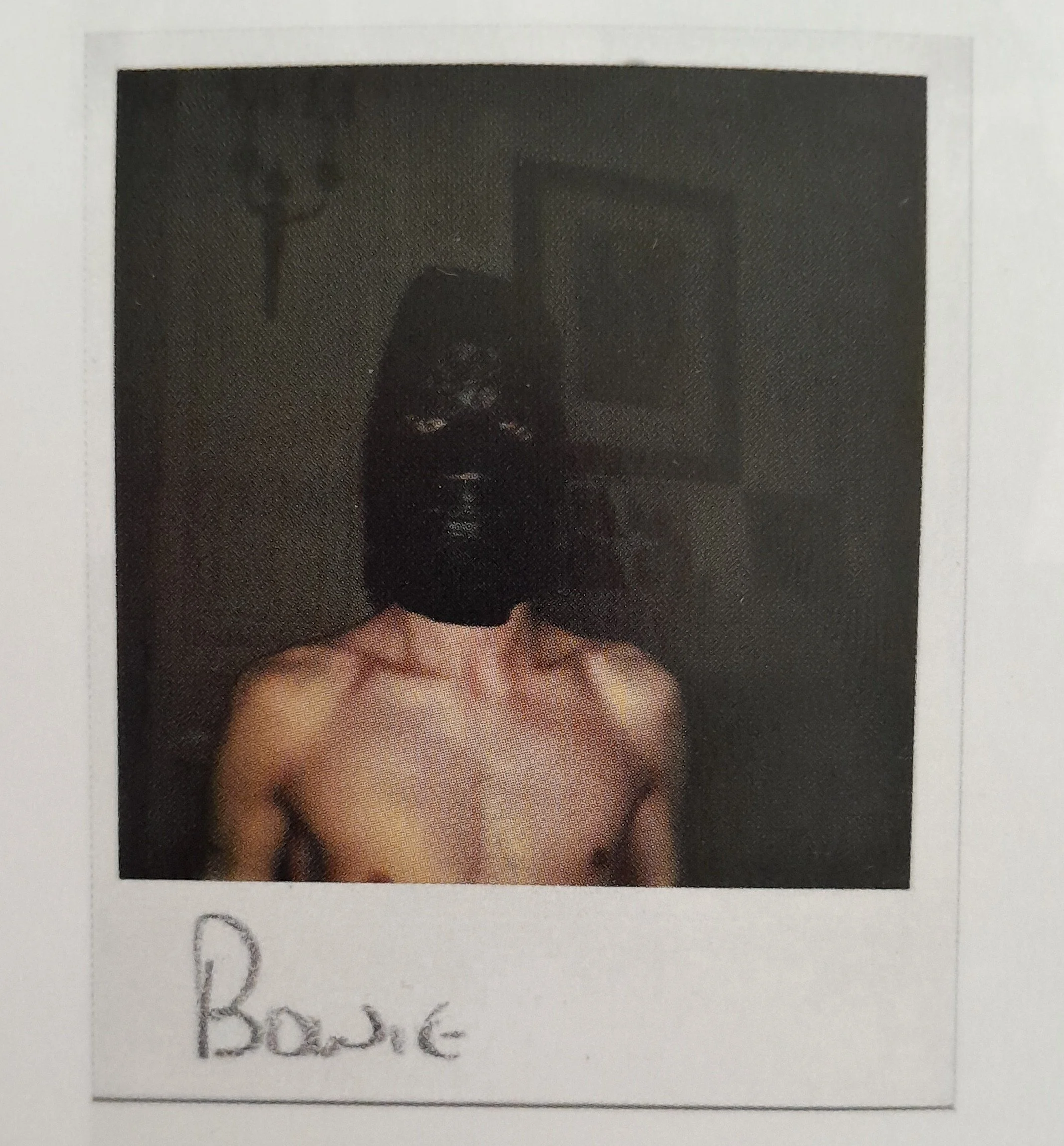 Polaroid by Dana Gillespie of David Bowie wearing The London Leatherman ...