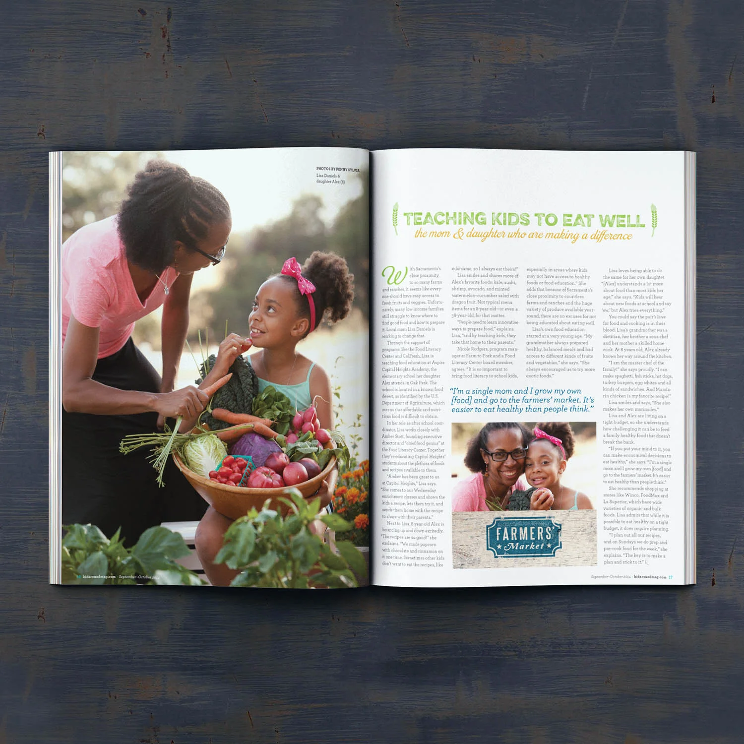 Parenting Magazine Spread