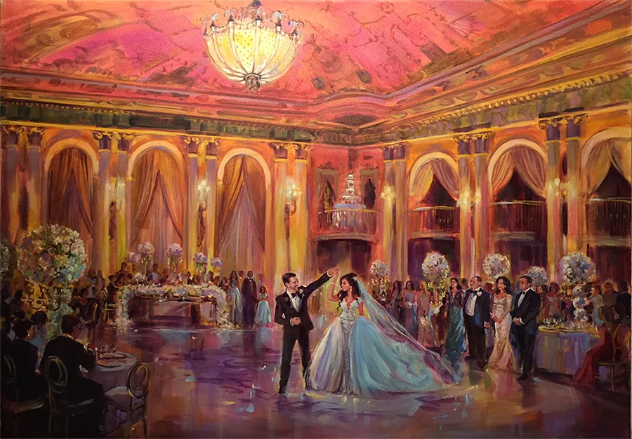 Live Event Painting — AGNES CSISZAR RUSSO