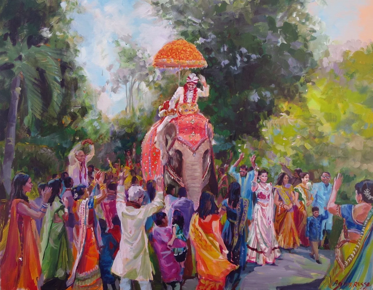 Live Event Painting — AGNES CSISZAR RUSSO