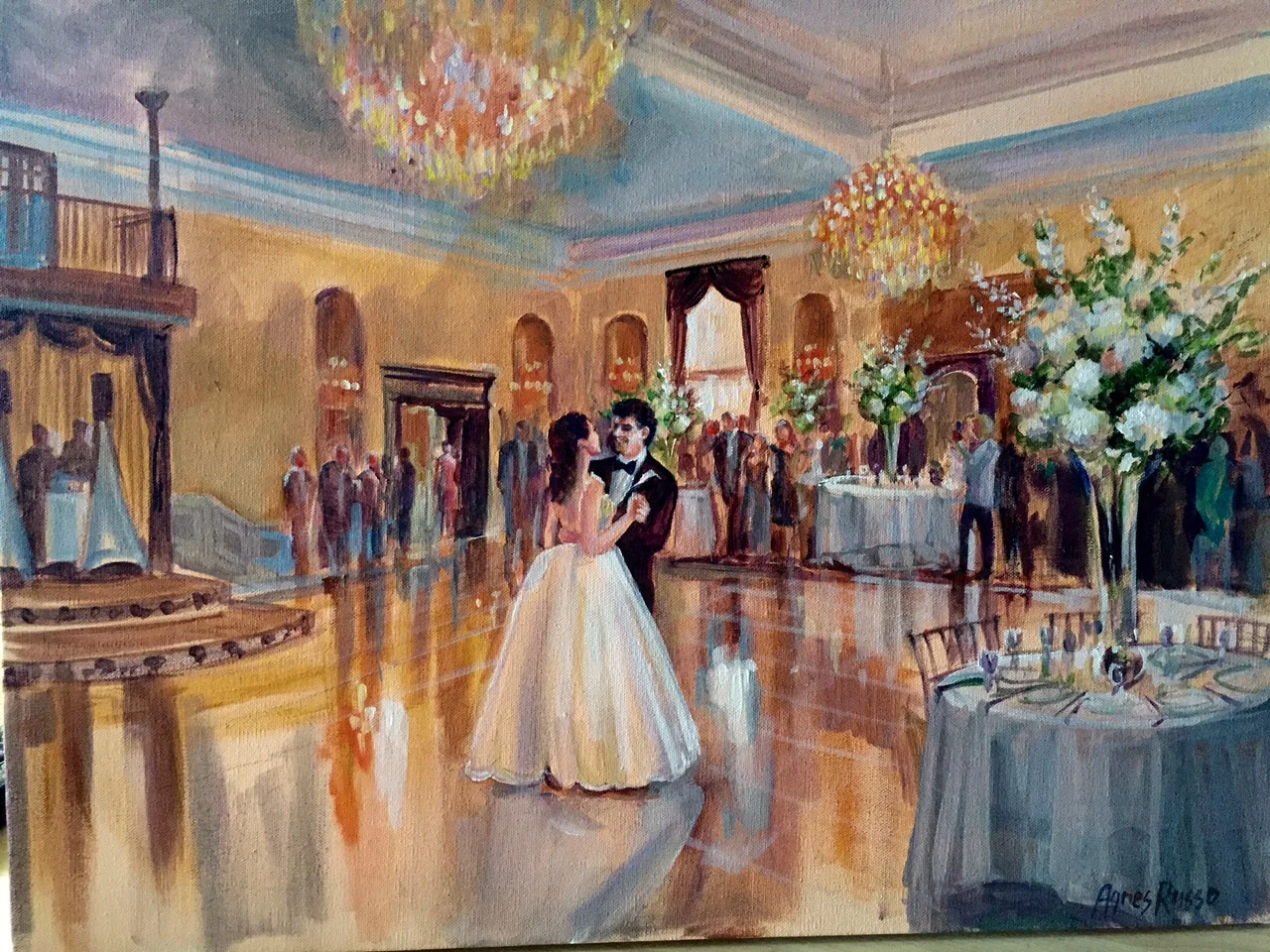 Live Event Painting — AGNES CSISZAR RUSSO