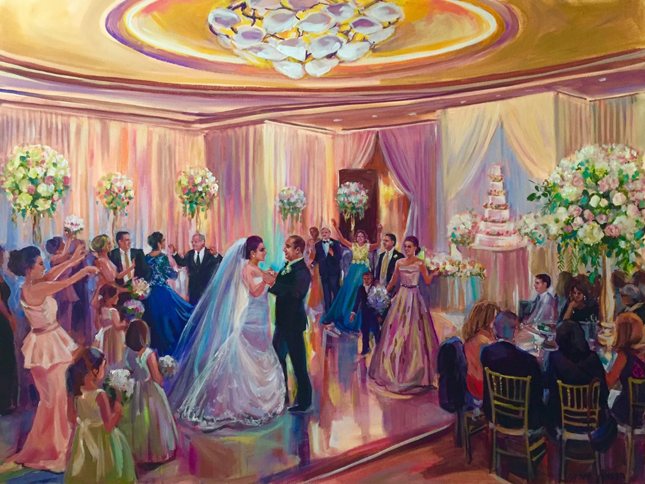 Live Event Painting — AGNES CSISZAR RUSSO