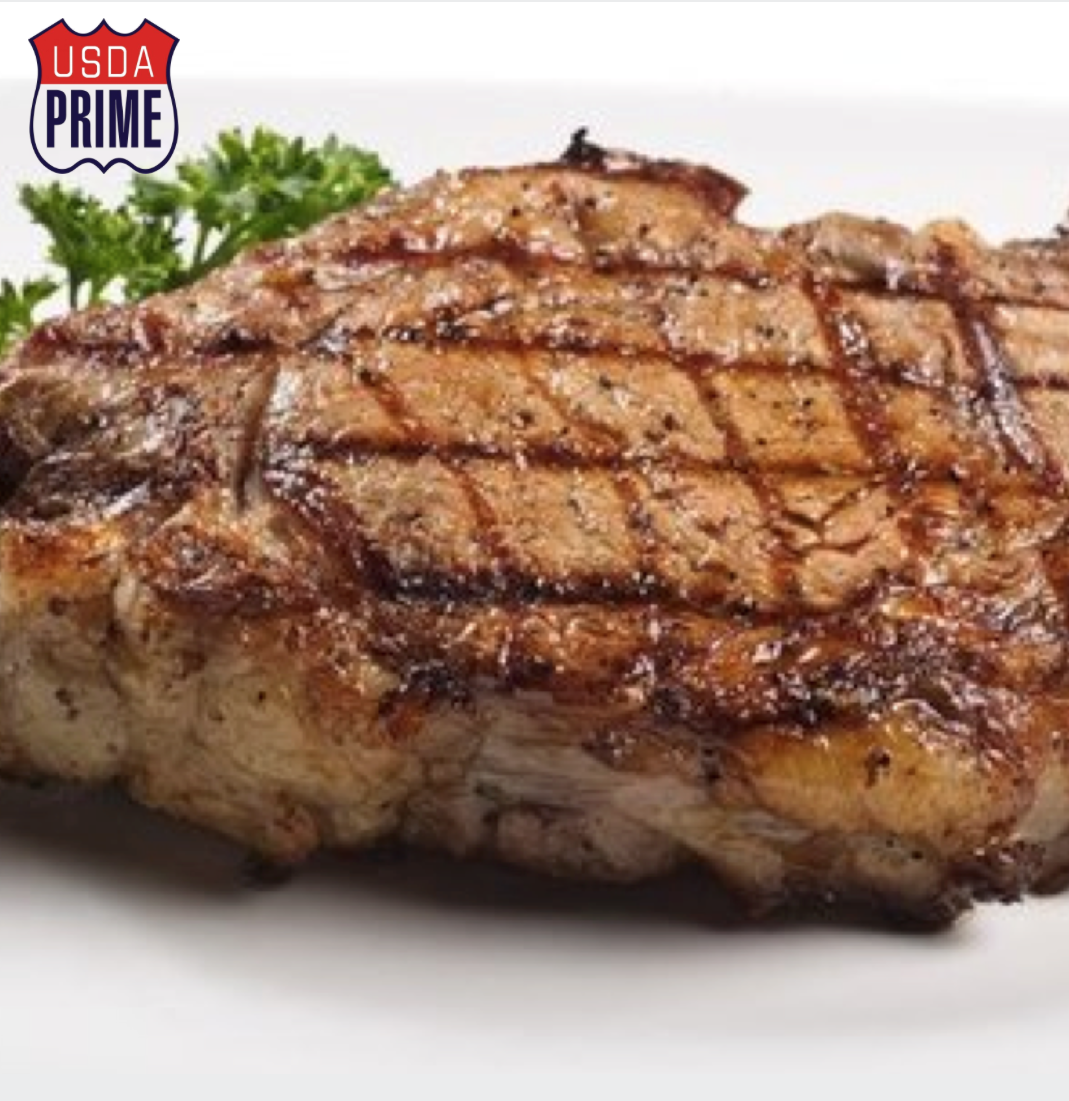 4 USDA Prime Bone-In Rib Steaks — Strassburger Steaks