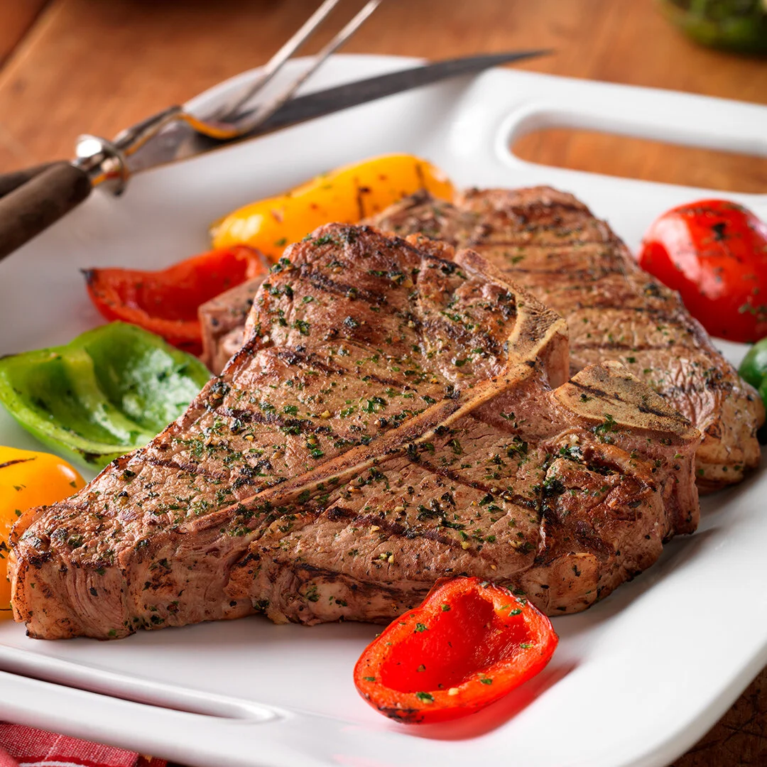 4 USDA Prime Bone-In Rib Steaks — Strassburger Steaks