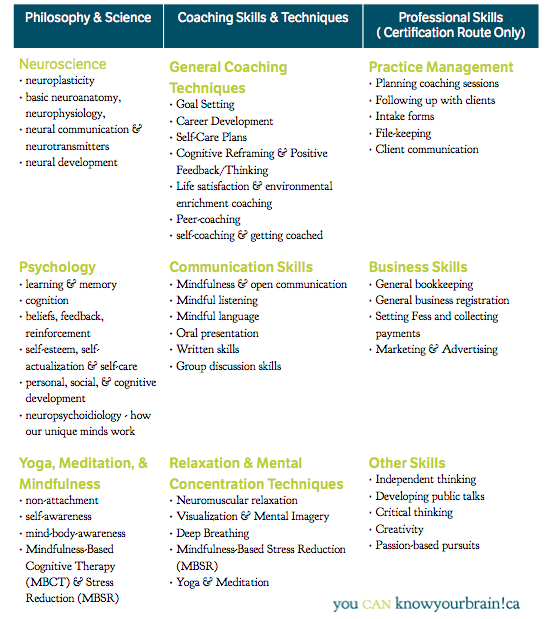 Curriculum — Centre for Applied Neuroscience