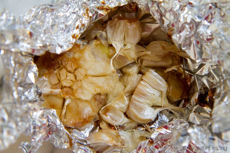 Winter Reprieve Salad with Roasted Garlic & Tahini Dressing — Grateful ...