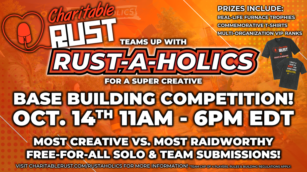Charitable Rust is this weekend! — Rustafied