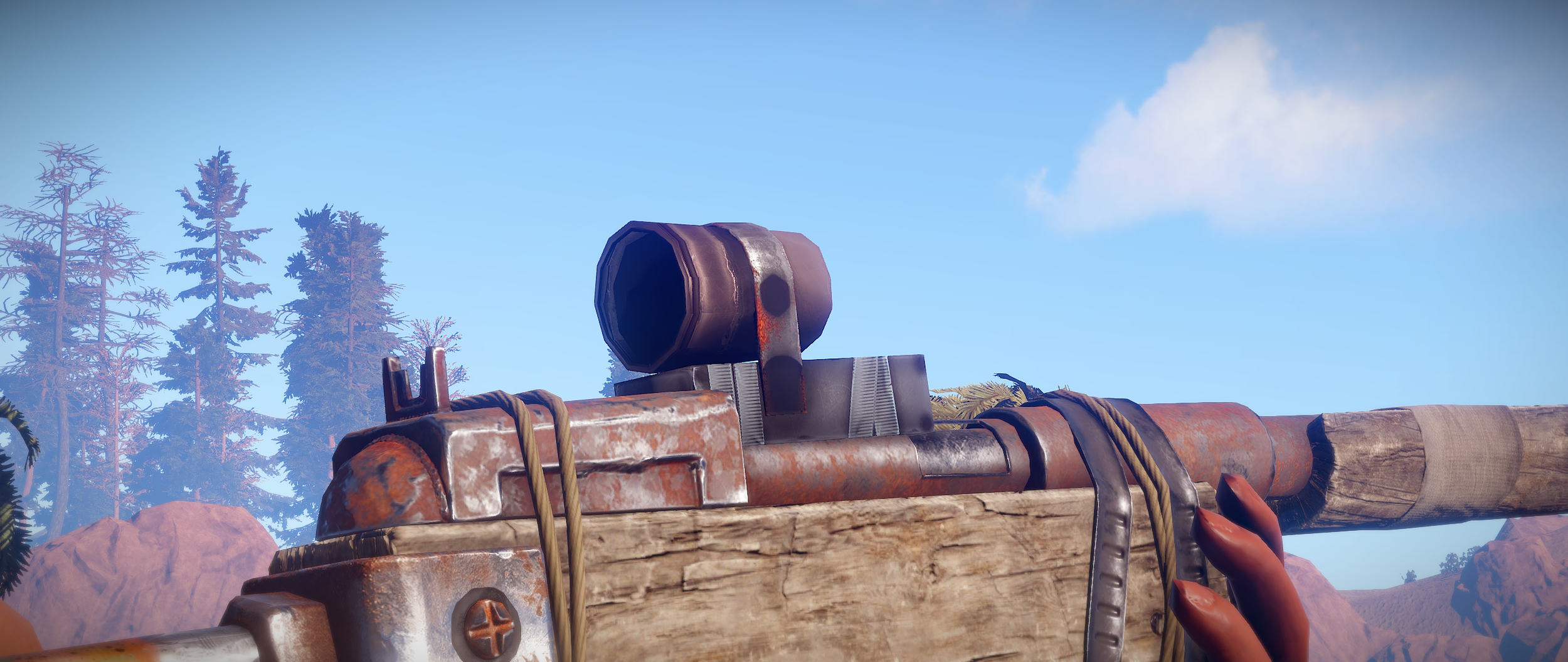 Simple handmade sight added! — Rustafied