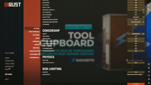 Improve your FPS on Rust — Rustafied