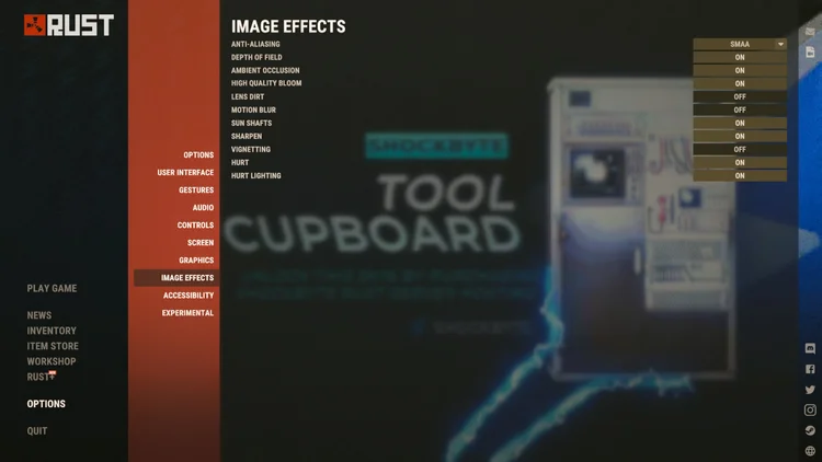 Improve your FPS on Rust — Rustafied