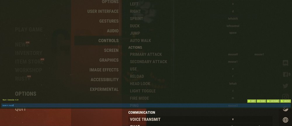 Useful Rust Console Commands — Rustafied