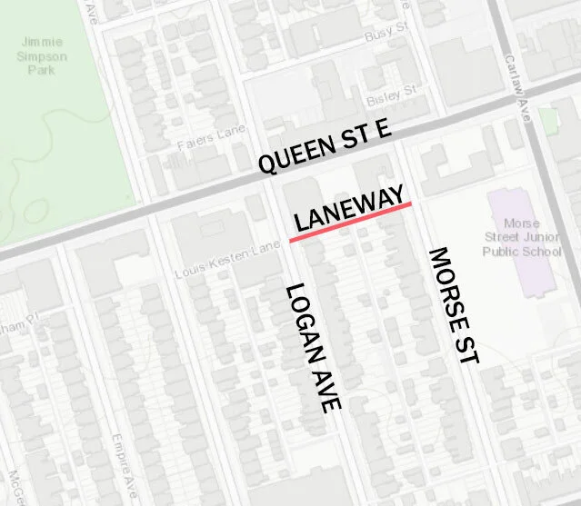 Taking the Laneway to School in Leslieville — The Laneway Project