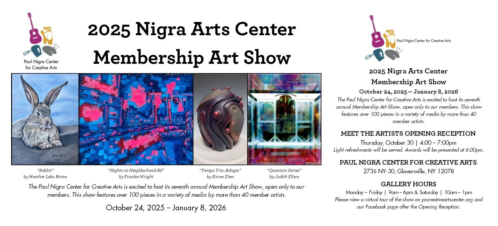 Art Shows — Paul Nigra Center for Creative Arts
