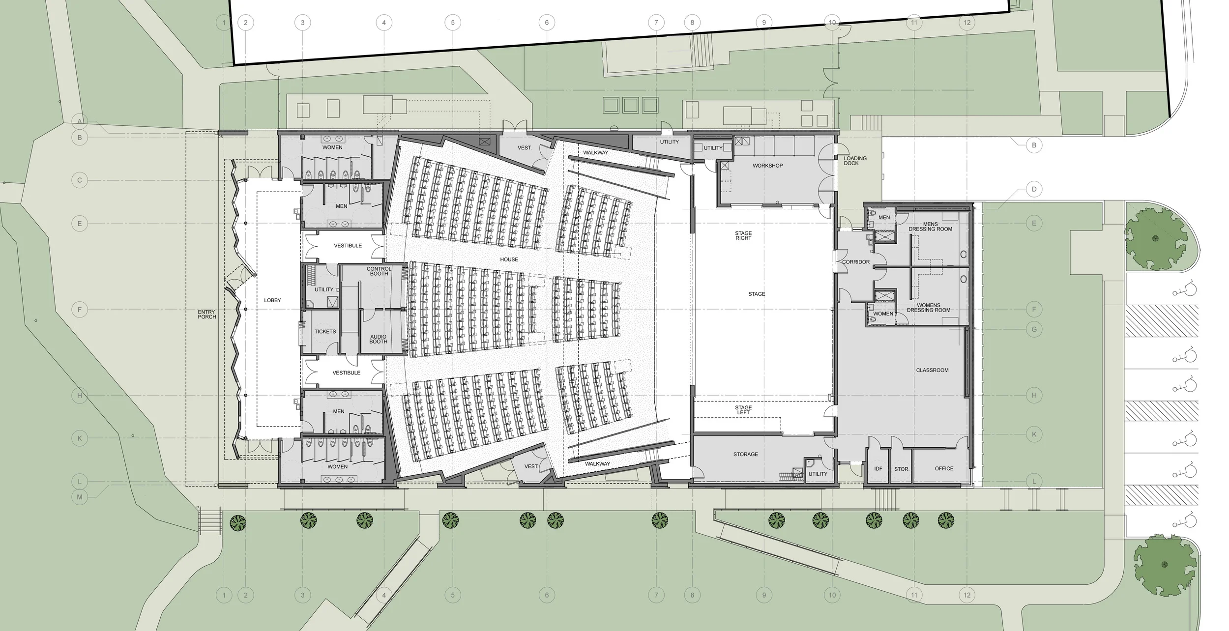 Donald Haynes Performing Arts Center — Murray Legge Architecture