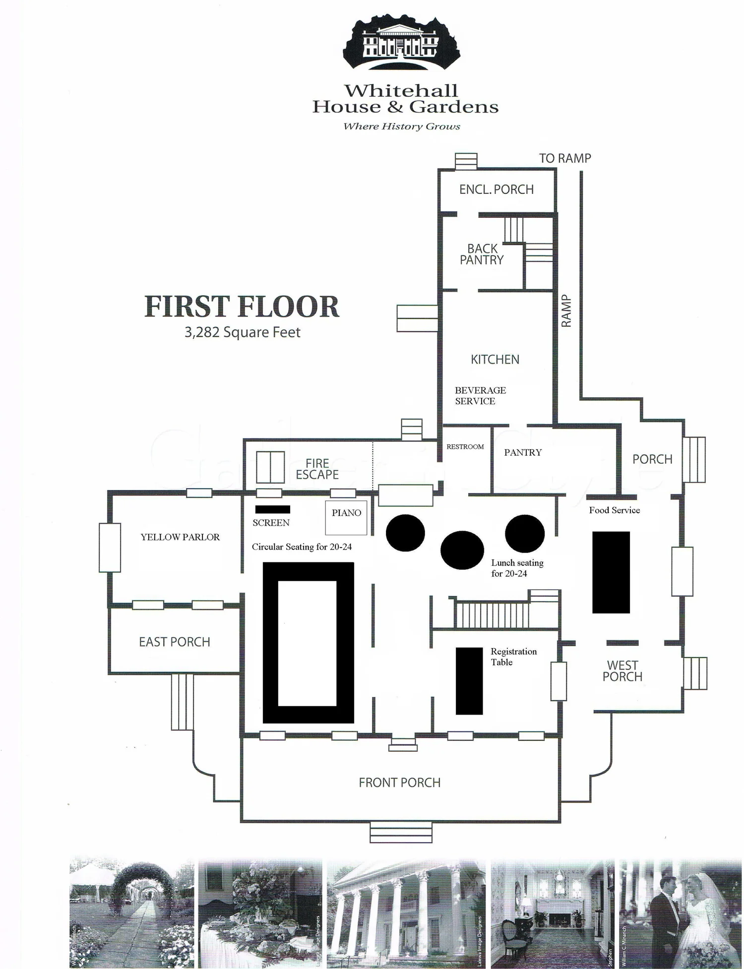 Whitehall Business & Corporate Floor Plans | Event Rentals | Whitehall ...