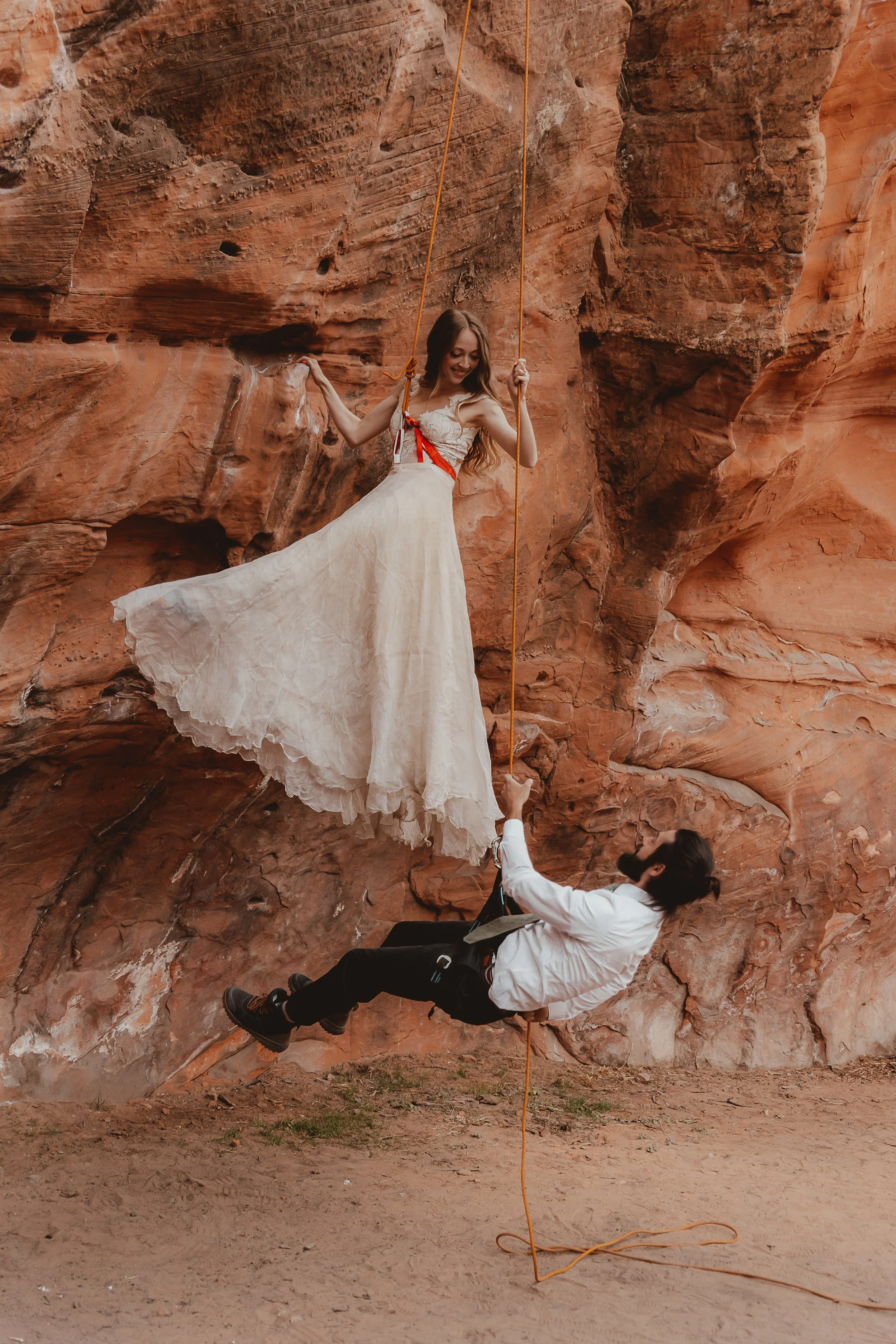 Rock Climbing Wedding Dress — linyage