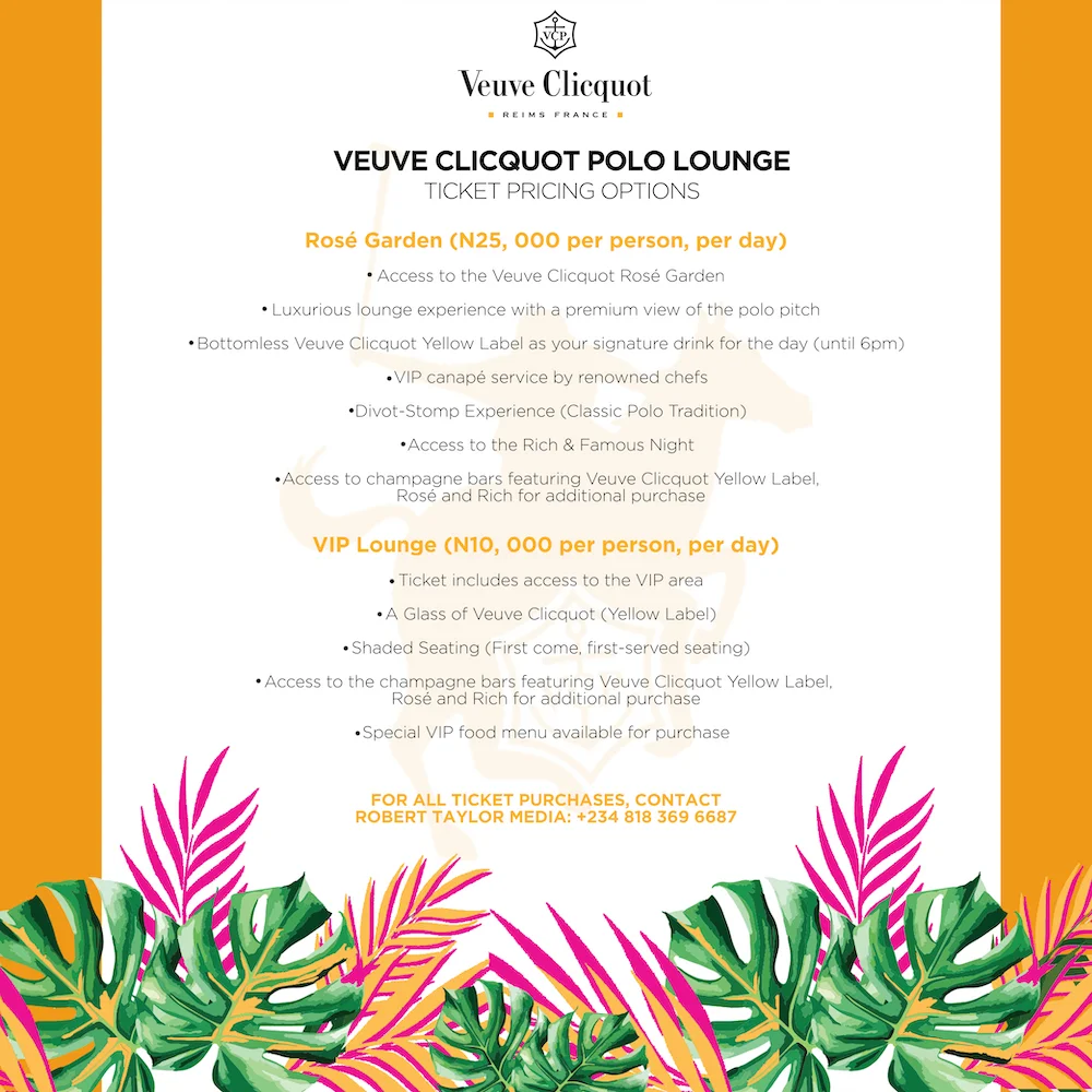 The Veuve Clicquot Lagos Polo Tournament is Back-Partners