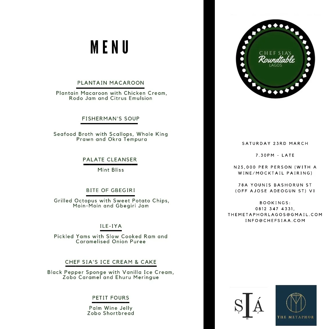 Chef SiA is Coming for Lagos-Interviews