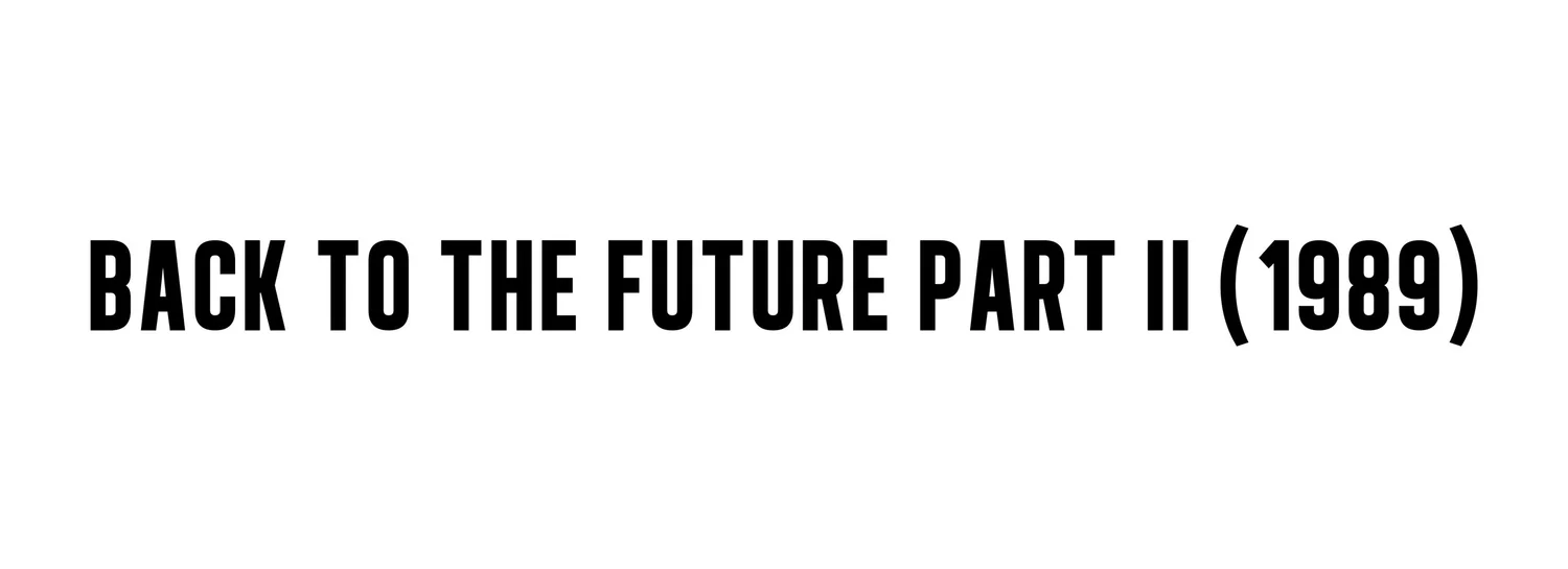 Back To The Future Part 2 Logo
