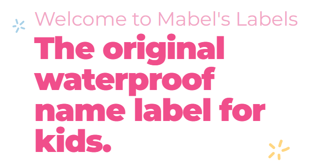PTO Fundraiser: Mabel's Labels - Label your kids items & support the ...
