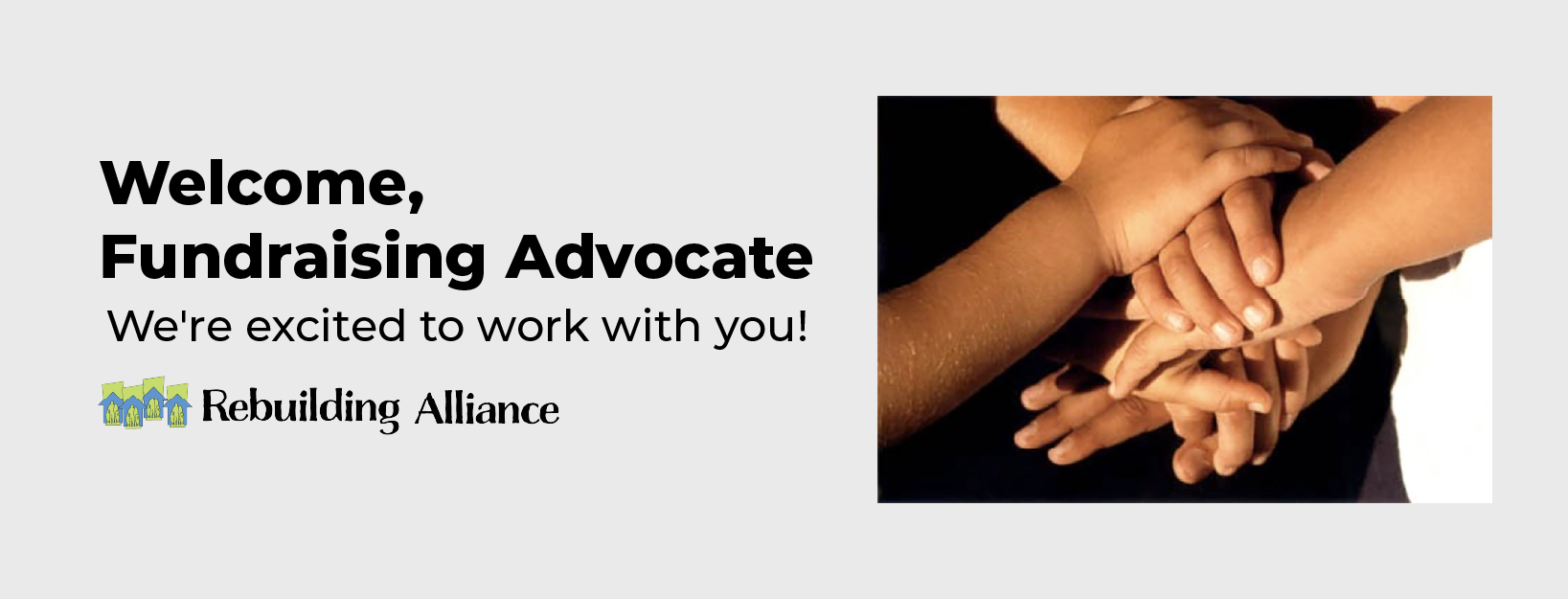 Fundraise with Rebuilding Alliance — Rebuilding Alliance