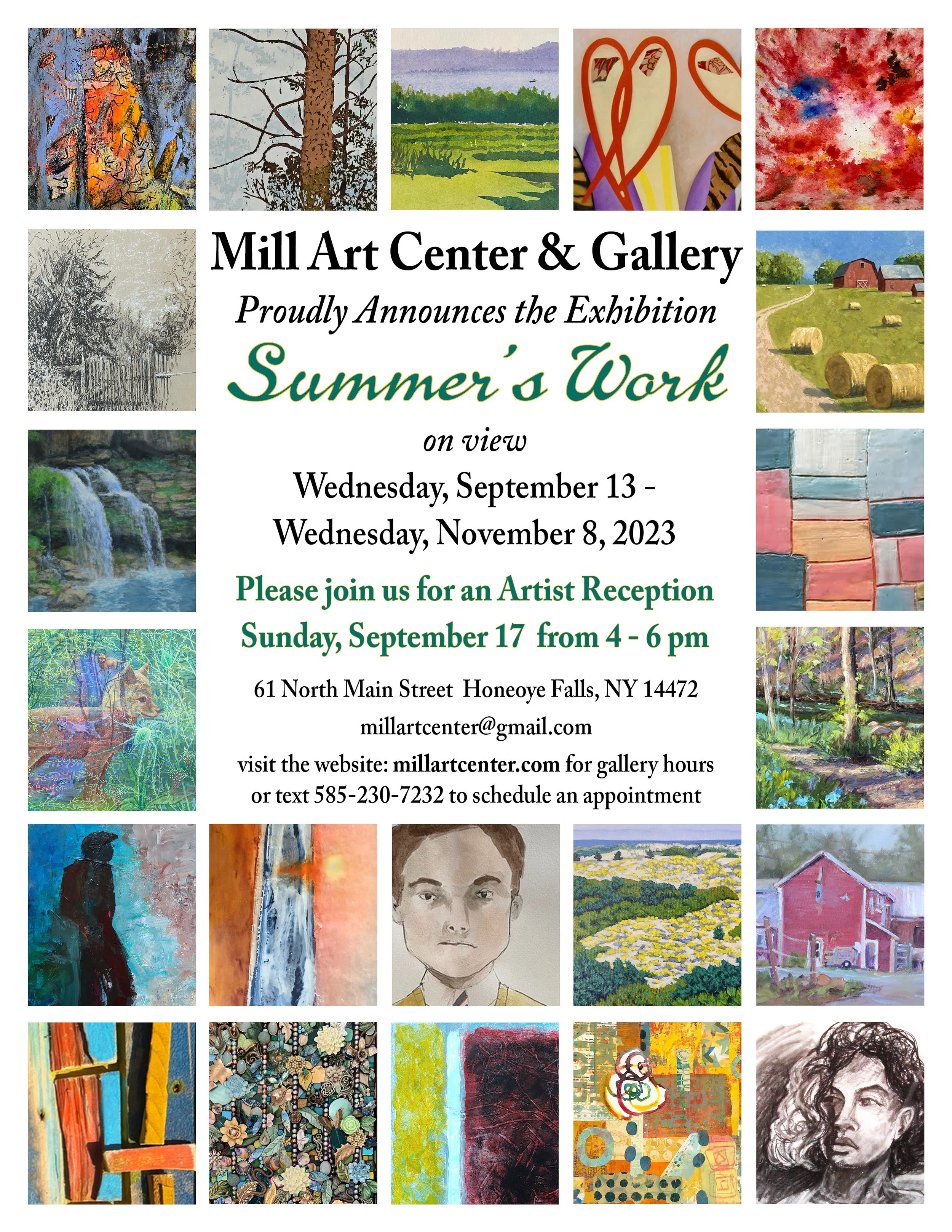 Summer's Work - 2023 — Mill Art Center and Gallery