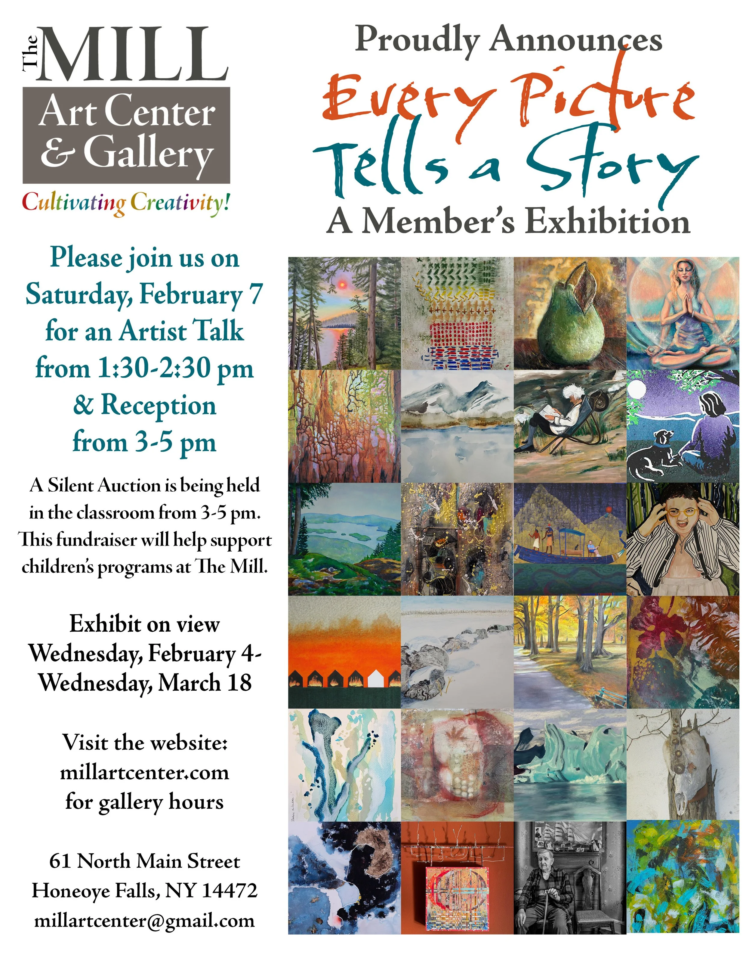Every Picture Tells A Story — Mill Art Center and Gallery