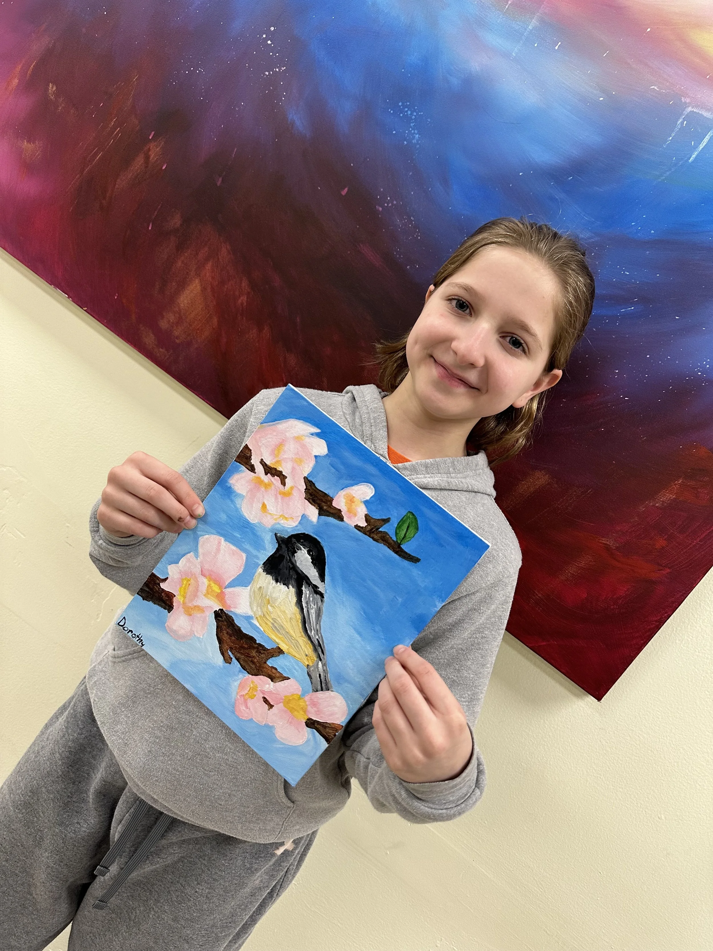 Tween art classes, painting and drawing, freedom of expression, young ...