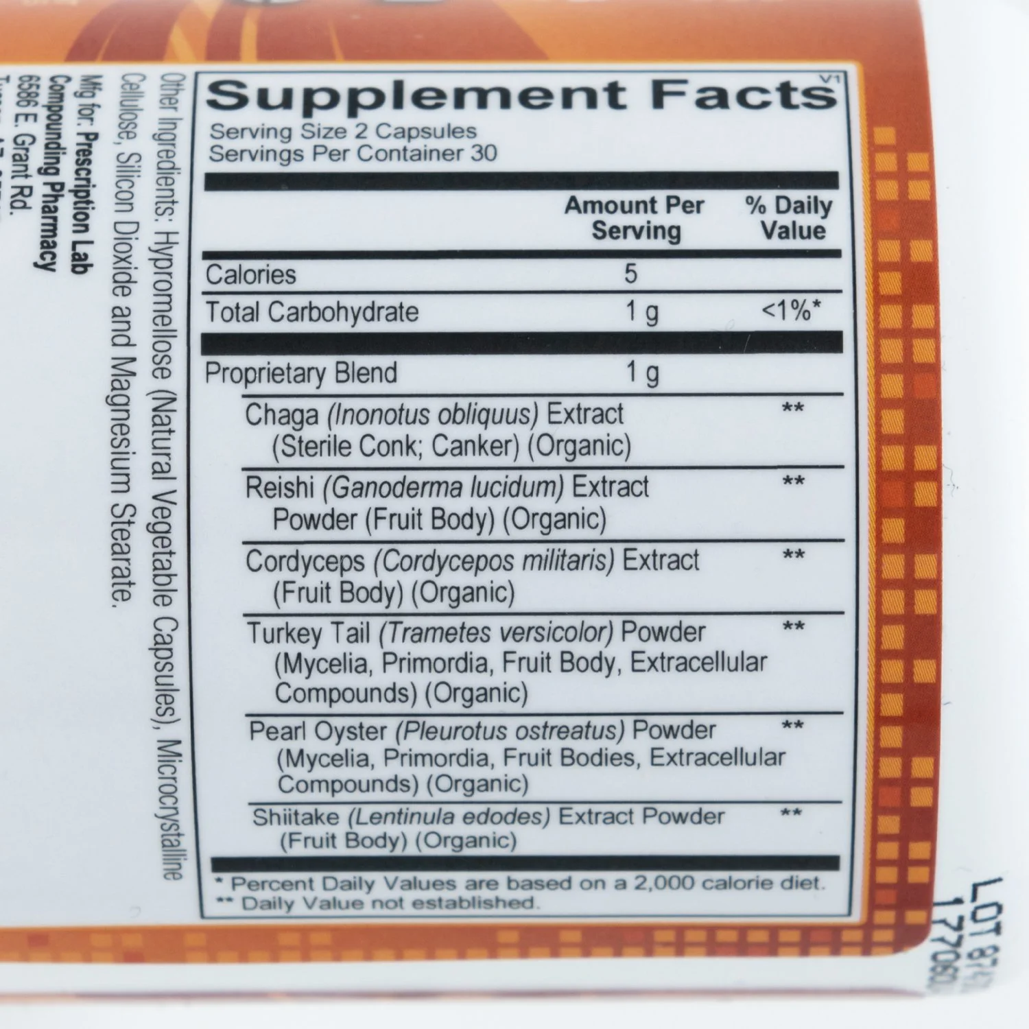 Mushroom Advantage — PRESCRIPTION LAB COMPOUNDING PHARMACY