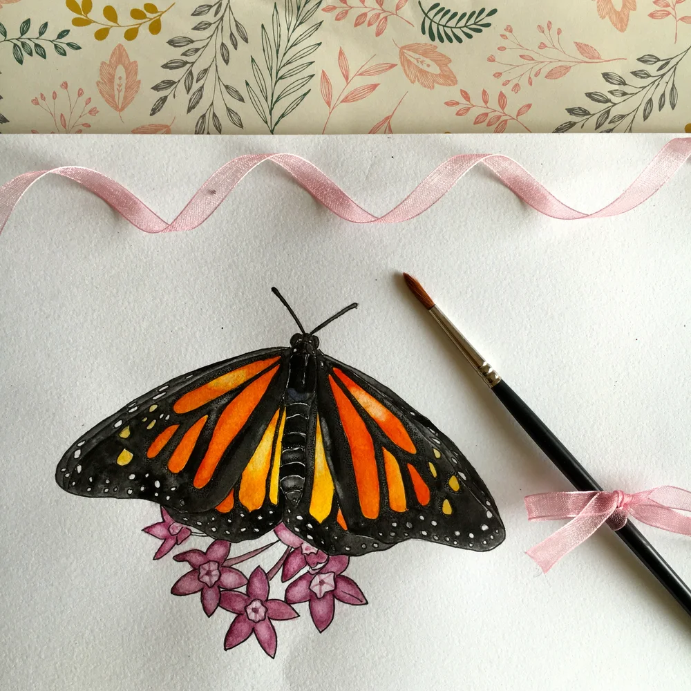 HOW TO DRAW AND PAINT A BUTTERFLY: STEP BY STEP — Pam Ash Designs