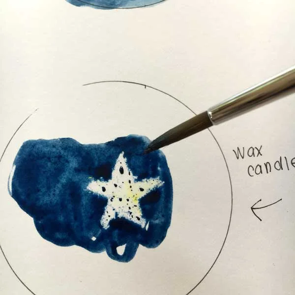 WATERCOLOR SPECIAL EFFECTS: WAX RESIST — Pam Ash Designs