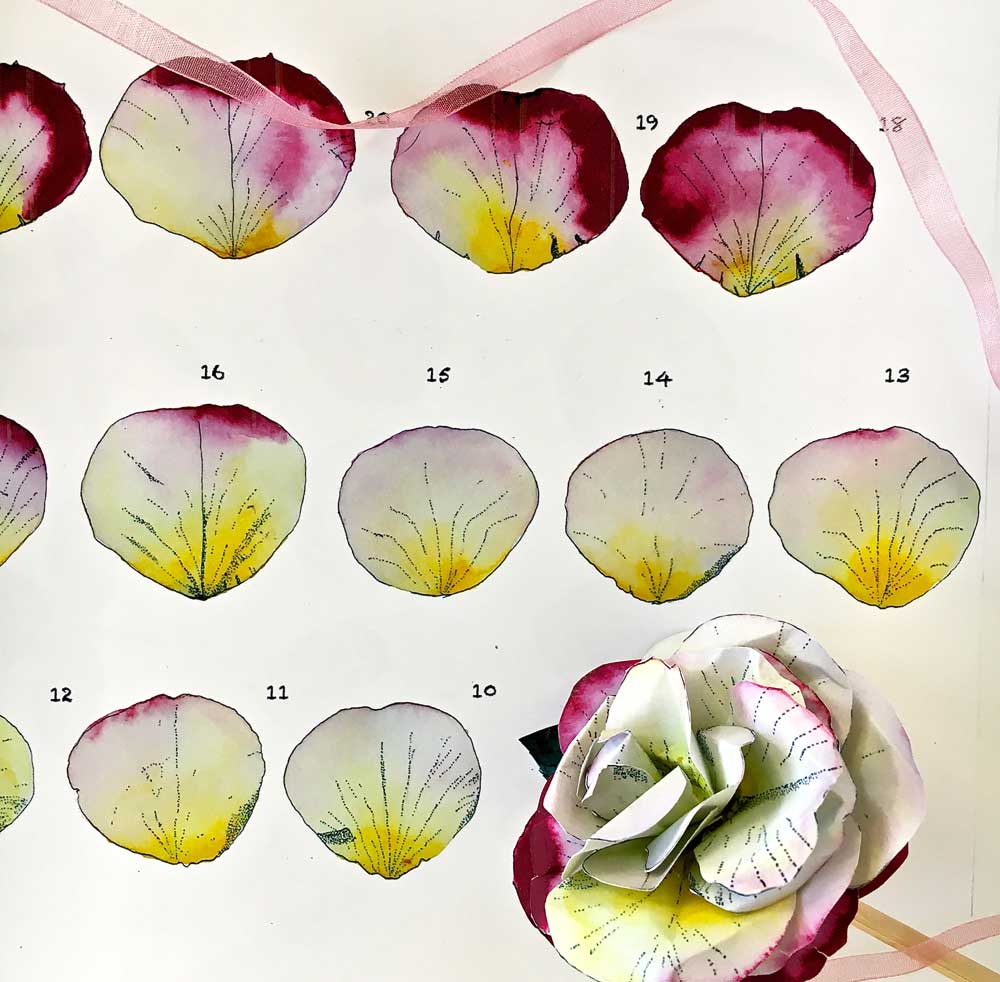 HOW TO MAKE A PAPER ROSE: FREE PRINTABLE INCLUDED! — Pam Ash Designs