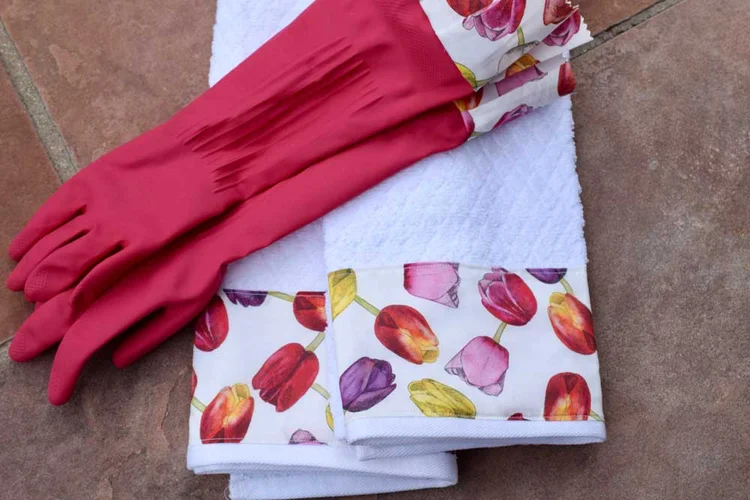 EASY FABRIC DISH TOWELS — Pam Ash Designs