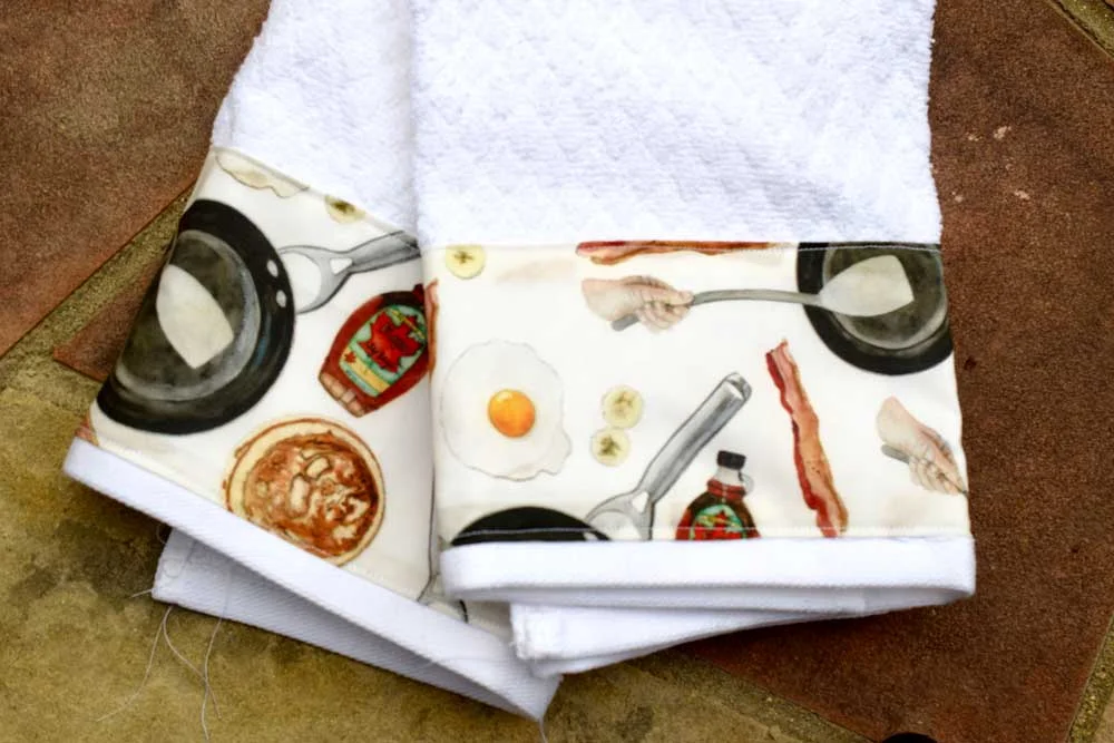 EASY FABRIC DISH TOWELS — Pam Ash Designs