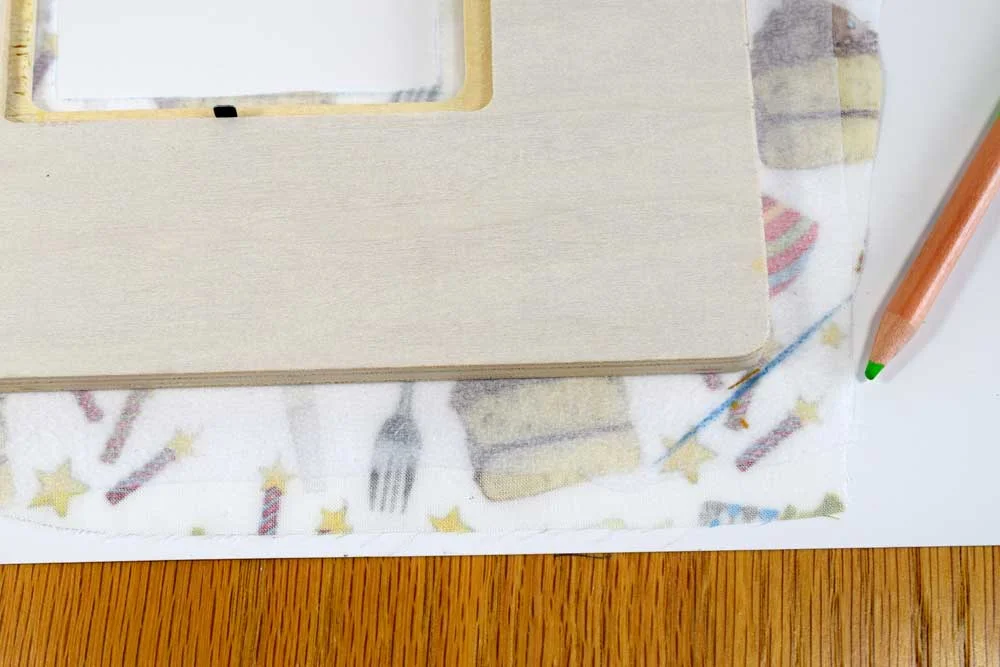 FABRIC COVERED PICTURE FRAME — Pam Ash Designs