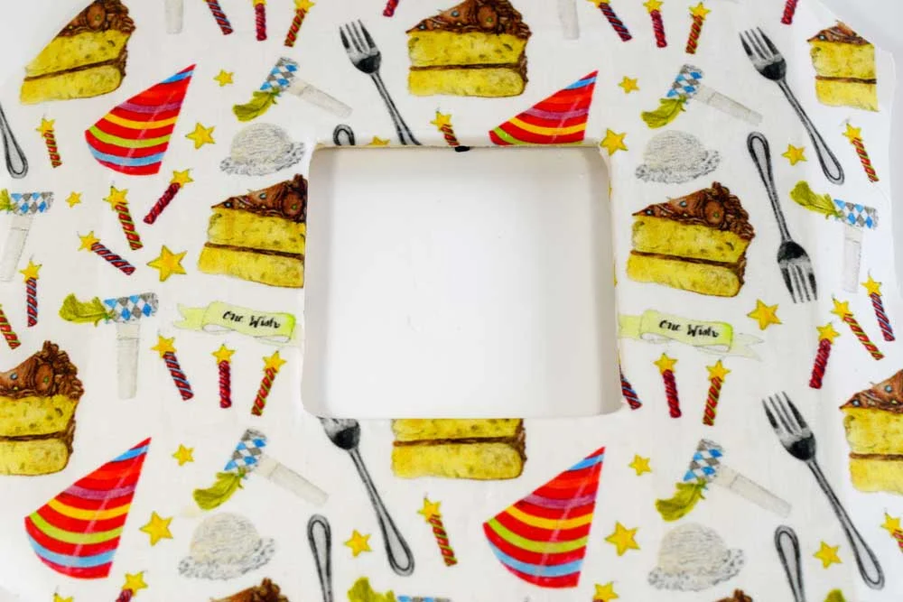 FABRIC COVERED PICTURE FRAME — Pam Ash Designs