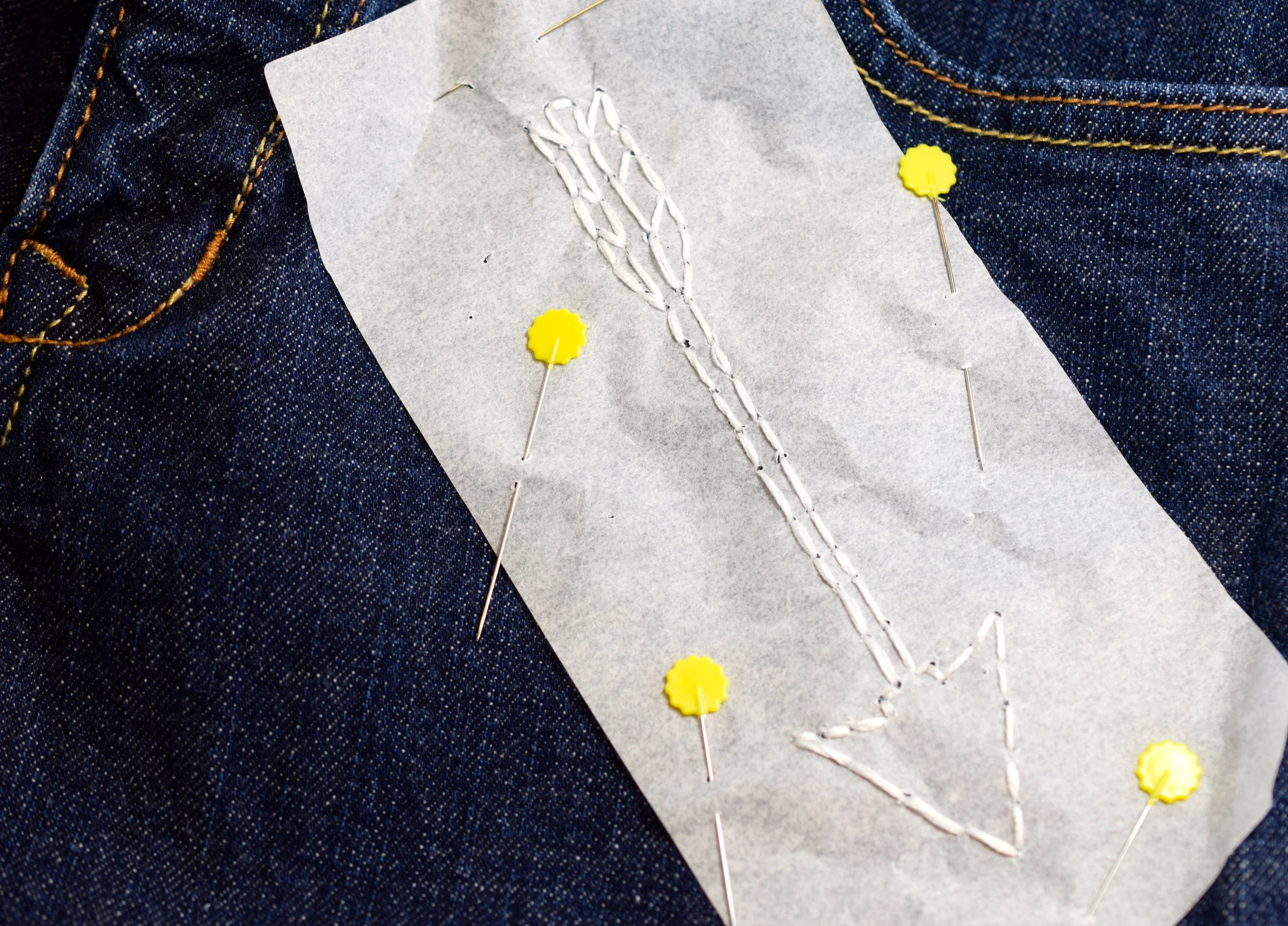 HOW TO TRANSFER A PATTERN ONTO DARK FABRIC: TWO SIMPLE CHEATS! — Pam ...