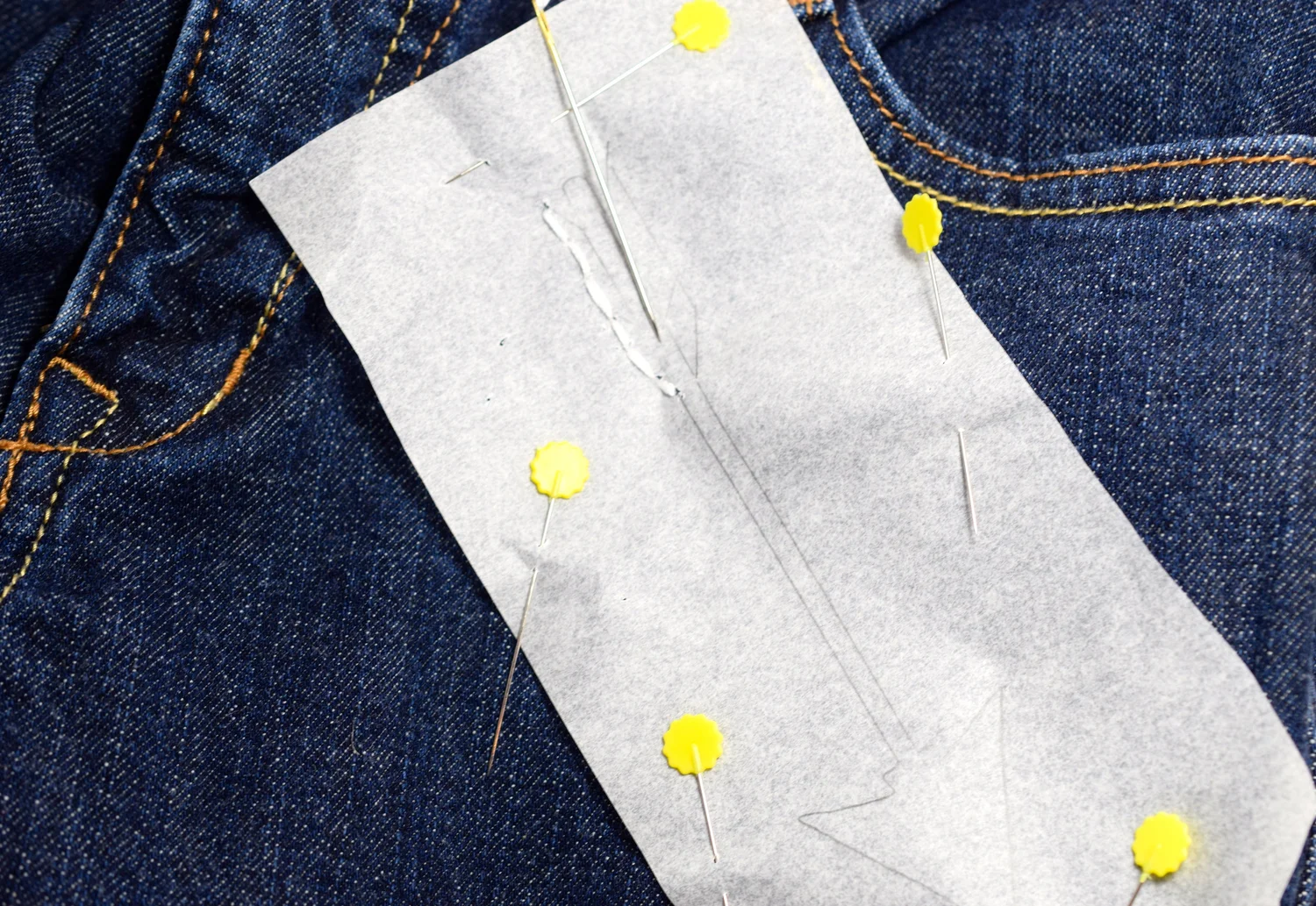 HOW TO TRANSFER A PATTERN ONTO DARK FABRIC: TWO SIMPLE CHEATS! — Pam ...
