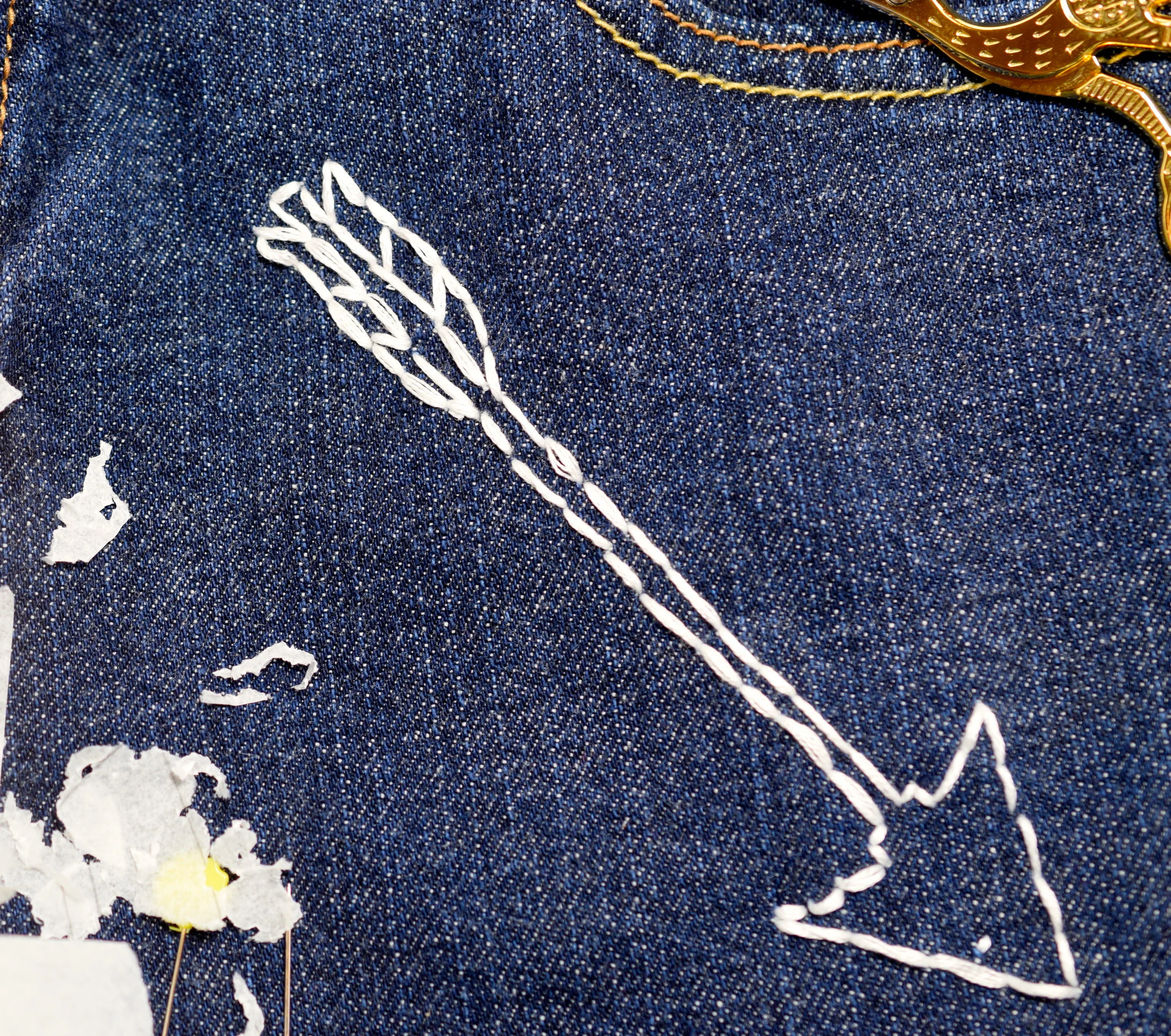 HOW TO TRANSFER A PATTERN ONTO DARK FABRIC: TWO SIMPLE CHEATS! — Pam ...