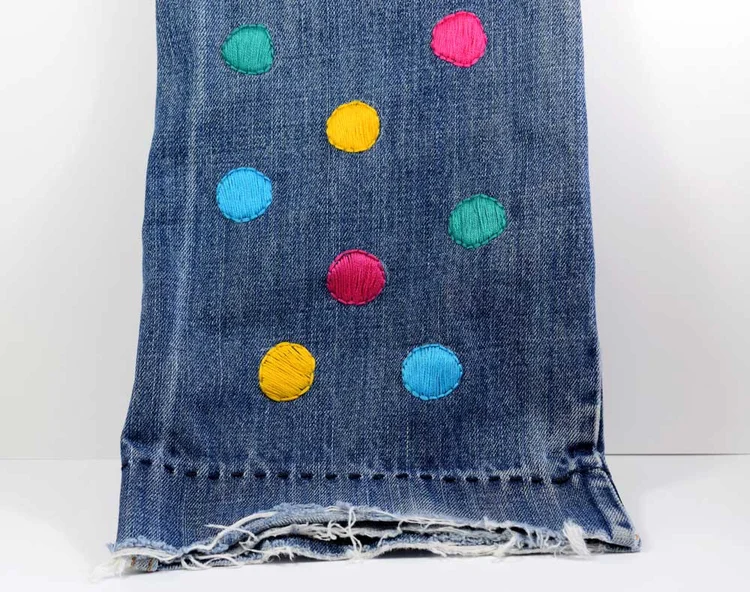 USE YOUR SATIN STITCH SKILLS TO UPGRADE YOUR FAVORITE JEANS — Pam Ash ...
