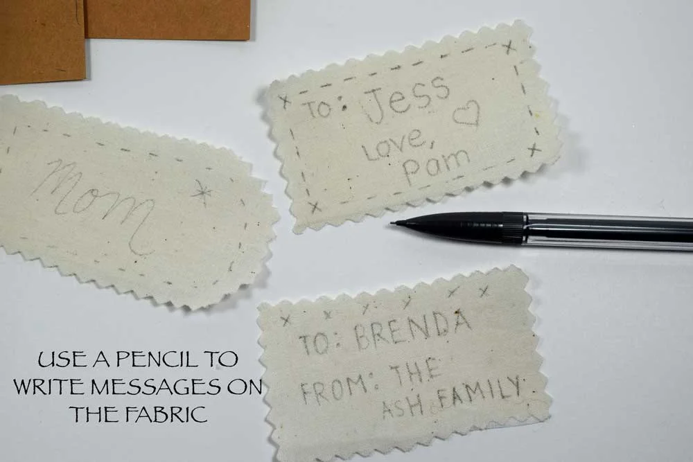 EMBROIDERED HOLIDAY GIFT TAGS — Pam Ash Designs