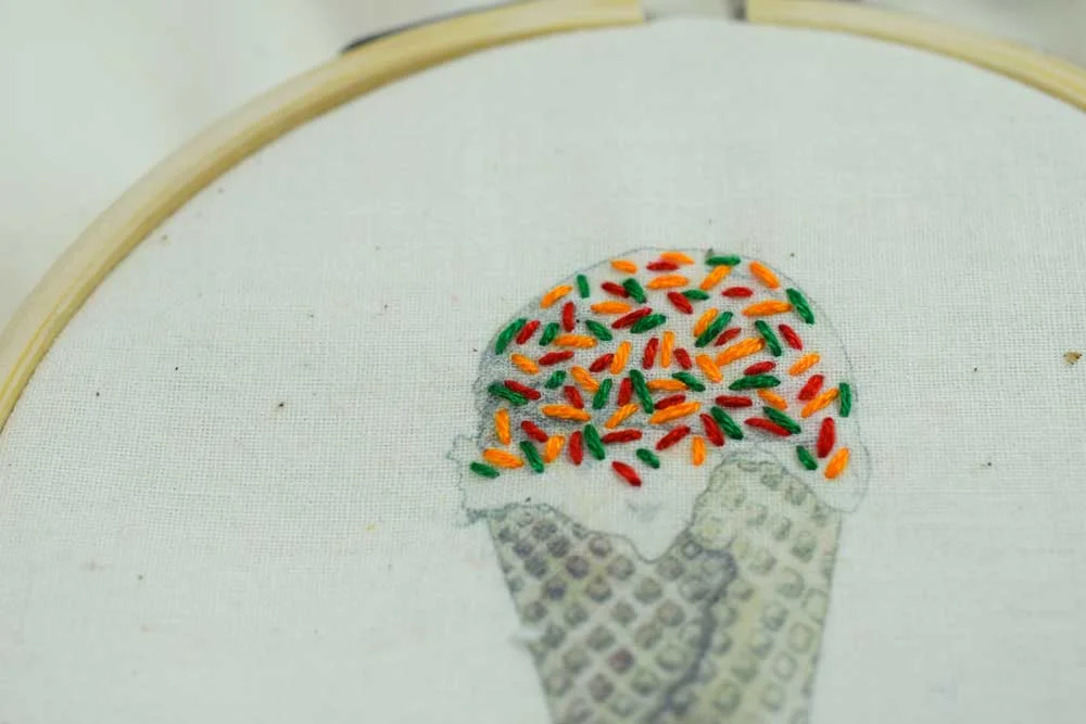 HOW TO MAKE THE SEED STITCH FOR HAND EMBROIDERY — Pam Ash Designs