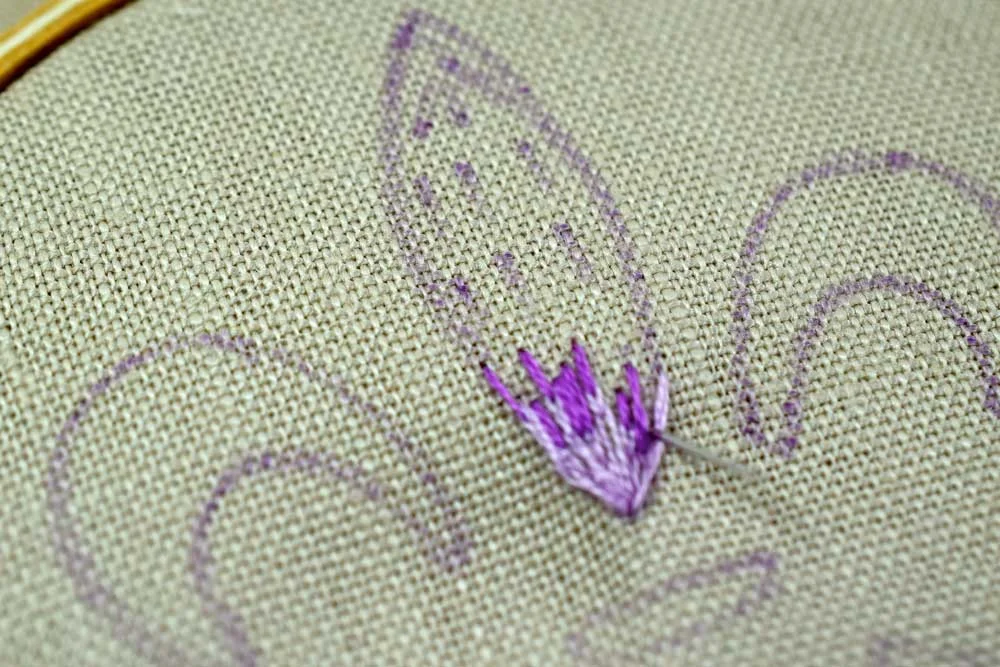 THE LONG AND SHORT STITCH SHADING — Pam Ash Designs