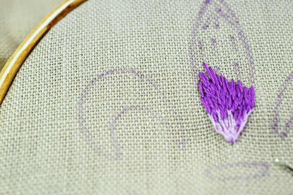 THE LONG AND SHORT STITCH SHADING — Pam Ash Designs